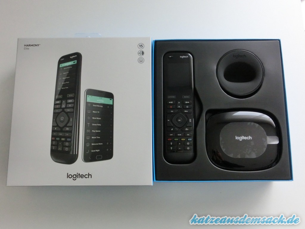 Logitech Harmony Elite (Harmony 950) – Universalfernbedienung – unser ...